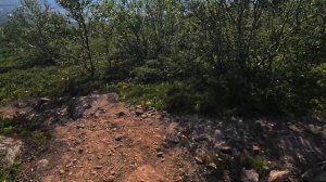 Спуск с сопки Горелой к карьеру. г.Мурманск.Descent from the Gorelaya hill to the quarry. Murmansk.