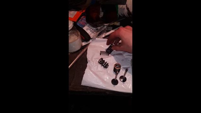 Усиленные пружины клапанов на мопед альфа питбайк