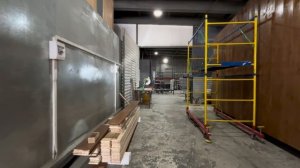 Обзор малого цеха по производству заводских модульных домов.
