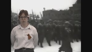 "Снаряды не рвутся ,не стонет земля". Читает Чурина А. Р.