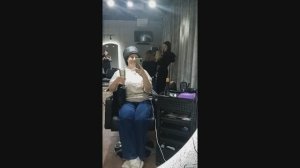 В салоне по реконструкции волос. Получила паспорт. В офисе.