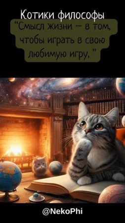 Философия по кошачьи про смысл жизни #котофилософия #котоконтент #умныекотики