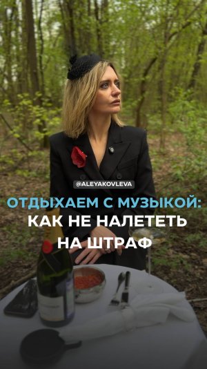 Как не налететь на штраф за отдых с музыкой на природе?