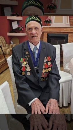 Участник Великой Отечественной войны в Бугульме ответил на награду песней