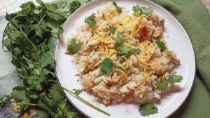 Лимонный Рис с Курицей и кинзой! Солнечное блюдо для любого дня.