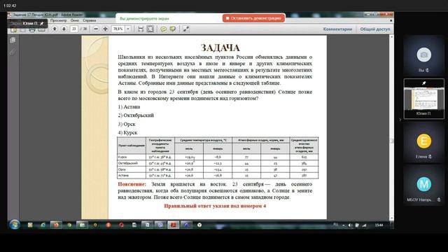 9 класс Биология Земля как планета
