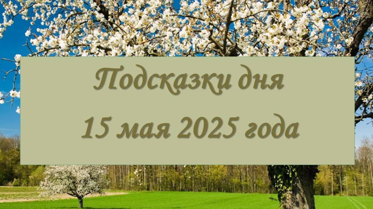 Гороскоп на 15 мая 2025 года (общий, по показателям дня)