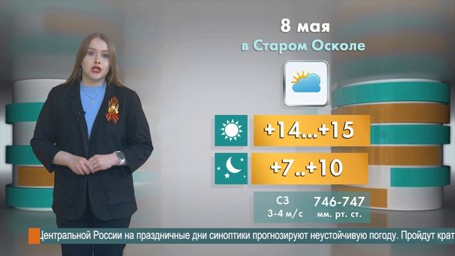 Погода в Старом Осколе на 8 мая