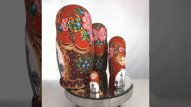 Матрешка художественная Историческая Москва