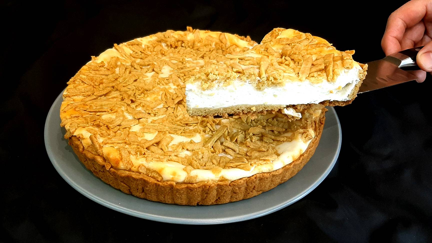 Итальянский сметанный пирог. Песочный пирог с нежнейшим суфле. 2 рецепта