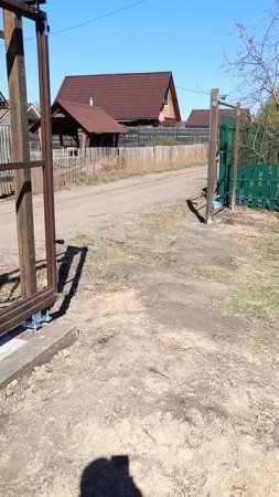 каркас забора, прожилины, каркас откатных ворот и калитка