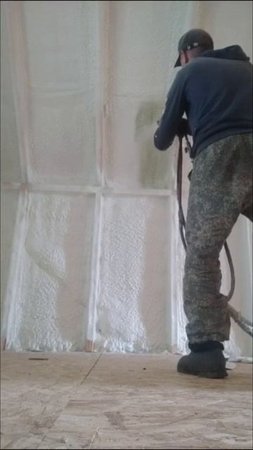 Утепление каркасного дома #утеплениедома #ппу #теплои?