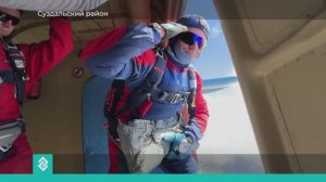 В небе над Владимиром пролетел самолёт с портретами наших земляков — лётчиков-героев ВОВ