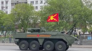 Генеральная репетиция парада Победы в Москве 07.05.2025.