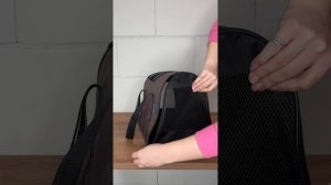 Сумка-переноска в мягком каркасе FLIP LOWCOST коричневый. RICH BREED