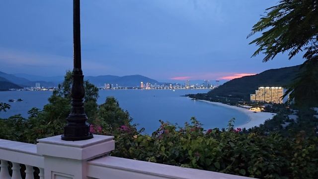 Вечерний Нячанг с острова Винперл,  Vinperl,  Вьетнам.