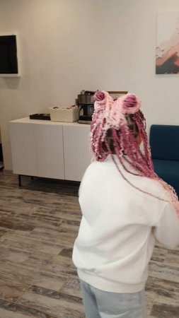 косички Зизи - самая удобная детская причёска. см.описание к видео