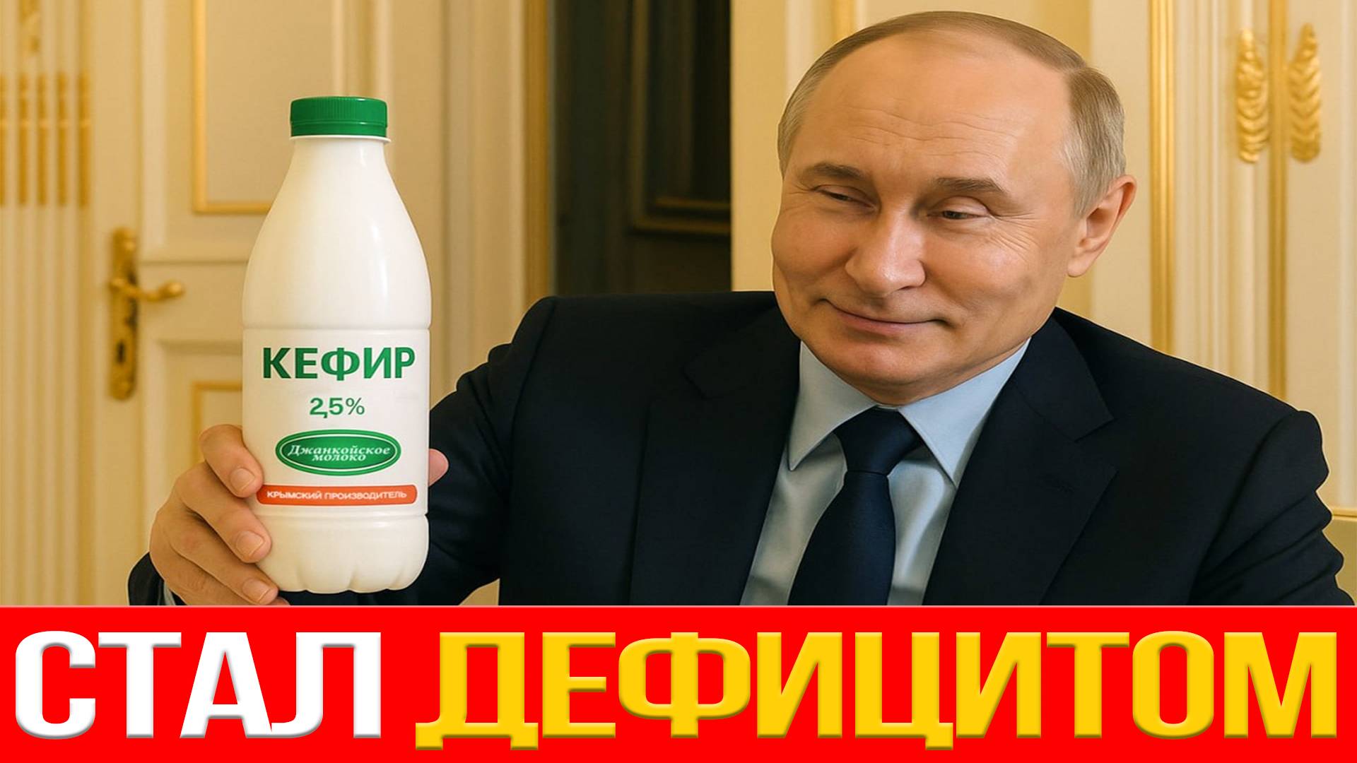 Кефир Путина стал дефицитом в России