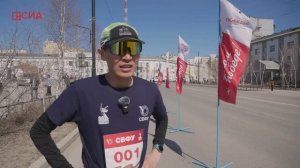 В Якутске прошла эстафета Победы