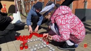 Сотрудники петербургского Специального полка полиции вместе с детьми провели патриотическую акцию