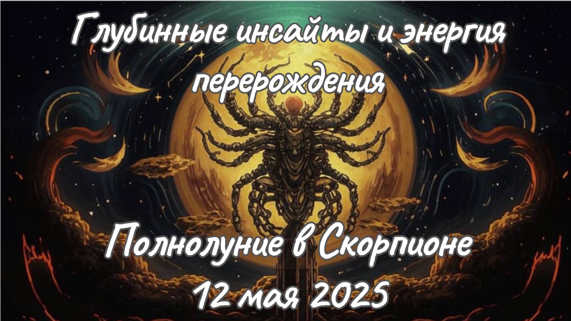 🌕✨Полнолуние в Скорпионе ♏ Все знаки зодиака