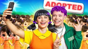 Как стать КУКЛОЙ из Игры в Кальмара в реальной жизни От Ботанши до популярной Squid Game Doll!