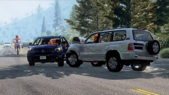BeamNG Drive - Реалистичные автокатастрофы
