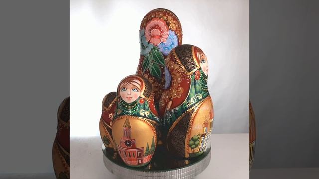 Деревянная матрешка Русская красавица