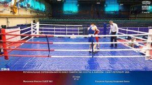 22 67 кг Максимов Максим СШОР №2 Усвалиев Хуршед Академия бокса