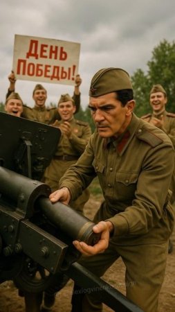 День Победы по Голливудски #нейросеть #ии #парад9мая #деньпобеды #9мая #парад #актёры