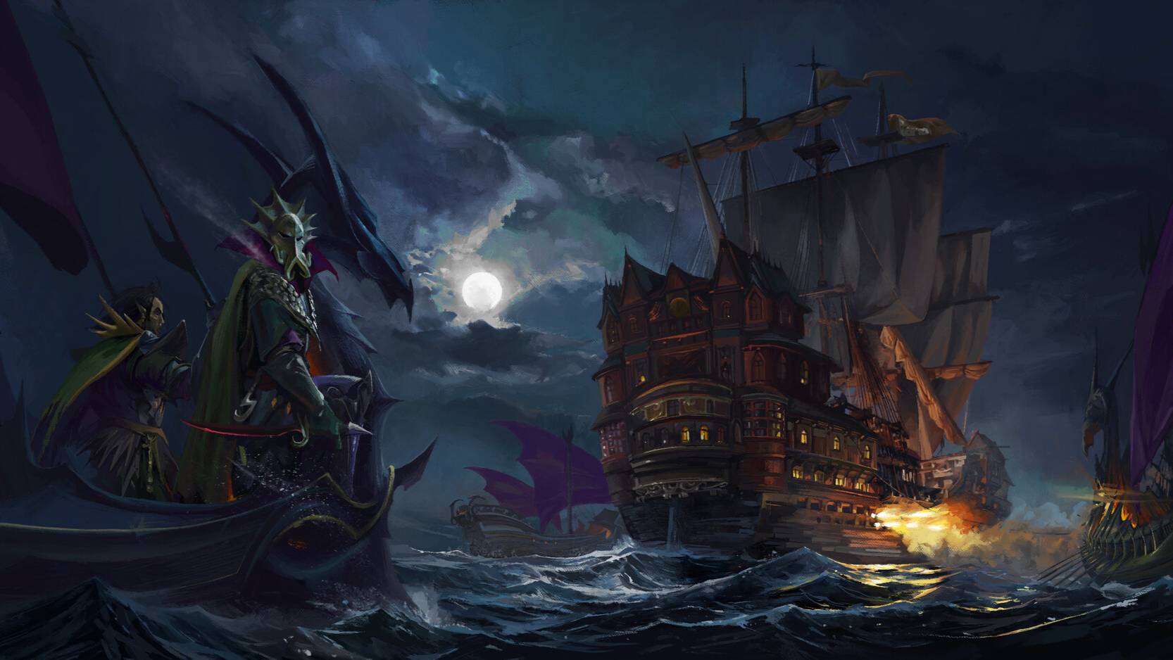 Total War: Warhammer III ( SFO- Scorched Earth ) 3# Локхир Жестокосердный (Темные Эльфы) лег +10