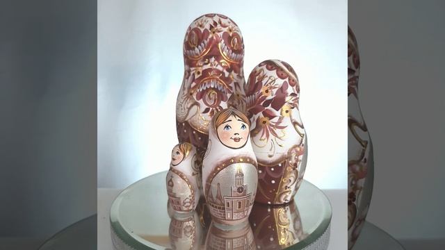 Матрешка авторская Русский характер