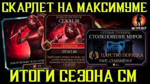 МАКСИМАЛЬНО ПРОКАЧЕННАЯ СКАРЛЕТ И ИТОГИ СТОЛКНОВЕНИЯ МИРОВ