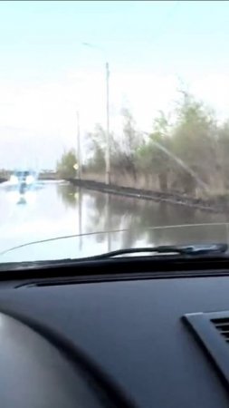 Состояние окружной дороги в Омске по весне