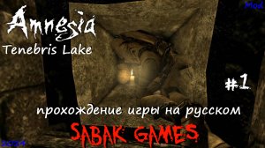 Amnesia - Tenebris Lake - прохождение хоррор  #1 犬 бочки с медом