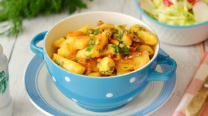 🍲 Картошка с килькой в томате / Готовим просто, быстро и без изысков, но очень вкусно!