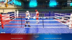 50 75 кг Акшаев Александр ШОН Джашаров Огузхан Школа бокса №1