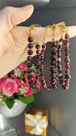 Браслеты из граната #авторскиеукрашения #jewelry #гелендж