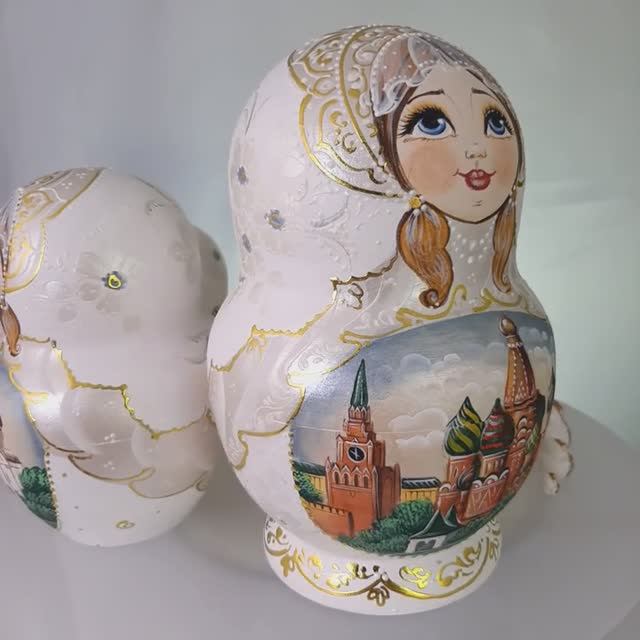 Авторская матрешка Шедевры Москвы