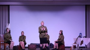 Спектакль «Женщина и война». Учительский театр школы № 43 им. А.С. Пушкина