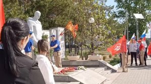 Участие в митинге, посвященном 80-ой годовщине Победы в Великой Отечественной войне