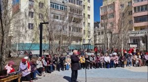 Выступление М.В. Мучина на открытии памятника Герою Советского Союза Ф.К. Попову