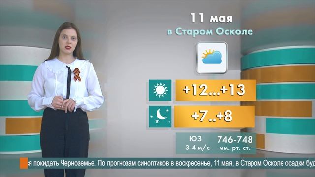 Погода в Старом Осколе на 11 мая