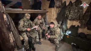 Подарки морпехам "Севера" от детей Курщины