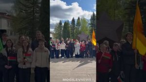 Митинг-реквием в Ленино Горецкого района Могилевской области