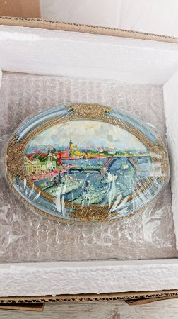 Картина Парад. Художник Евгения Корнеева.