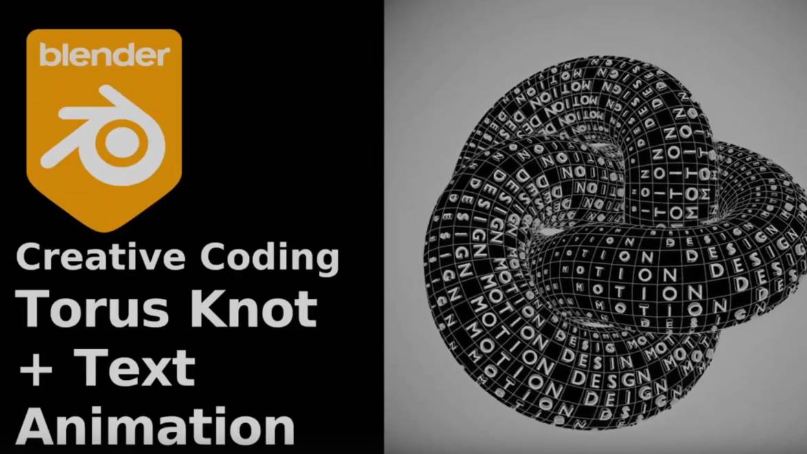 Creative coding torus knot (Креативный кодирующий торический узел)