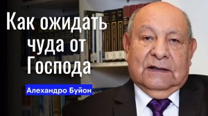 Алехандро Буйон Как ожидать чудо от Господа