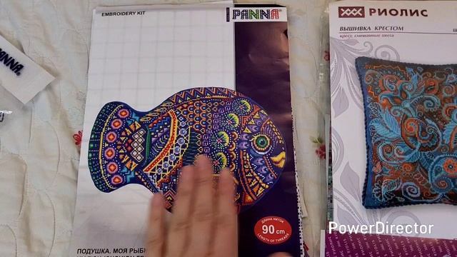 28-05-2025 Обзор наборов/ подушки Панна рыба/ Риолис