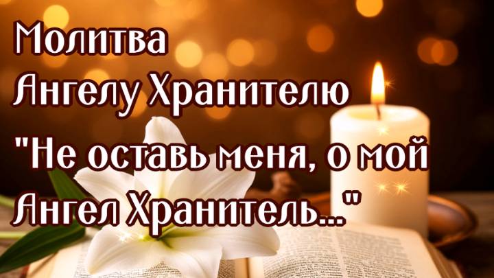НЕ ОСТАВЬ МЕНЯ МОЙ АНГЕЛ ХРАНИТЕЛЬ.....
